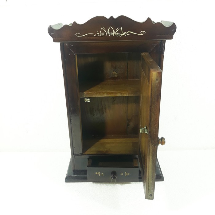 Jual Box Kotak Lemari Almari Kecil Tempat P3K Obat Rak Serbaguna Kayu ...