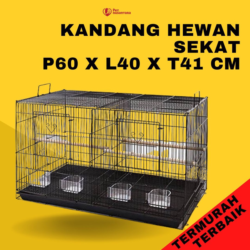 Jual kandang sekat hewan peliharaan burung sg reptile landak mini ...