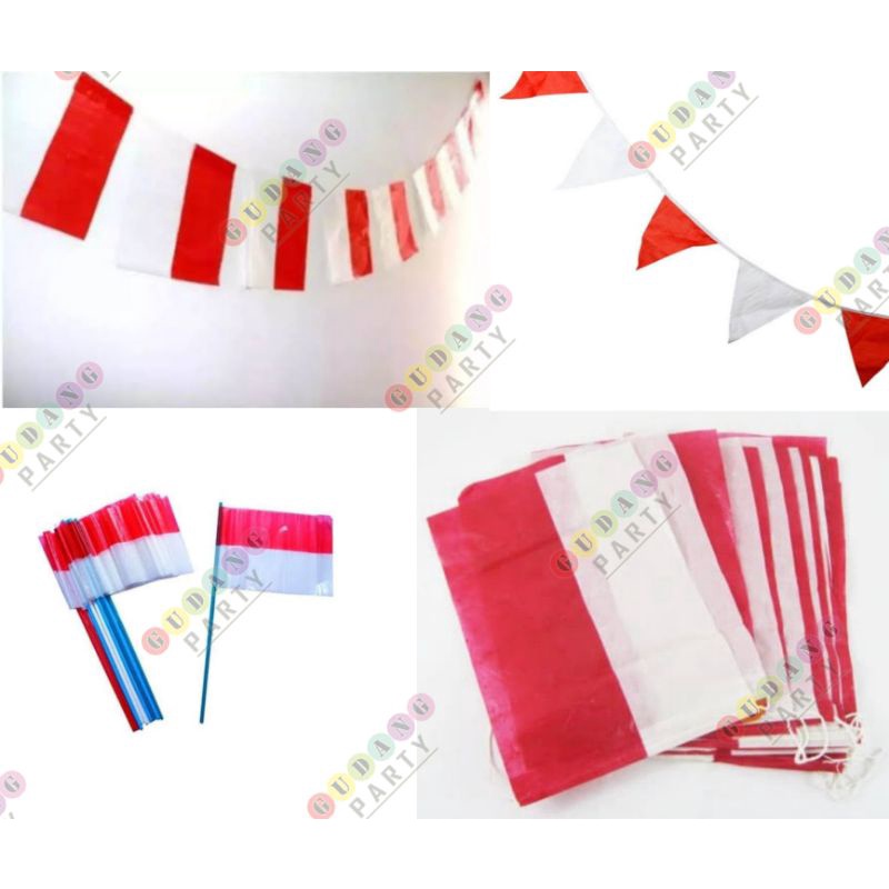 Jual Bendera Merah Putih Tali/Bendera Dirgahayu/Bendera Kemerdekaan ...