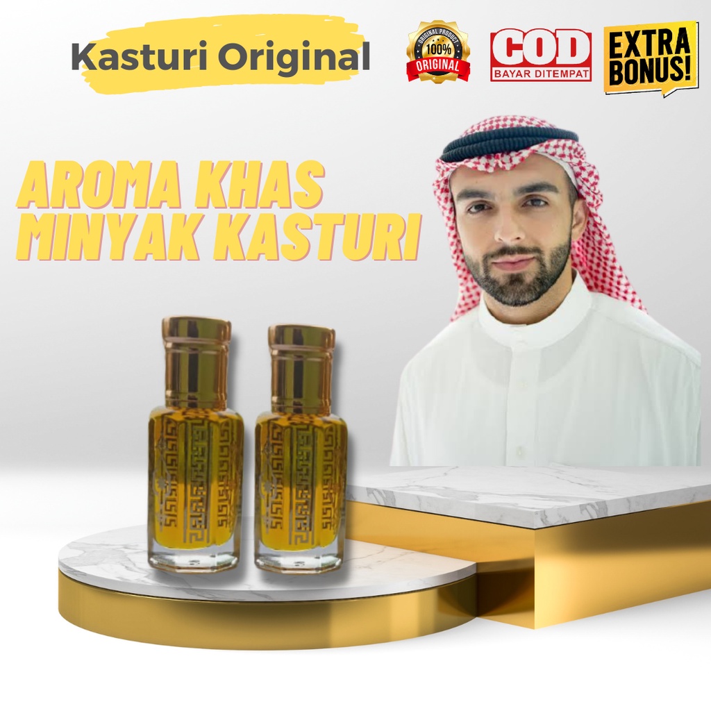 Jual Minyak Kasturi Asli Parfum Pria Wanita Tahan Lama Minyak Wangi Non Alkohol Parfum Sholat ...