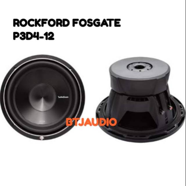Jual SUBWOOFER ROCKFORD FOSGATE P3D4-12/P3 D4-12 UKURAN 12 INCH ...