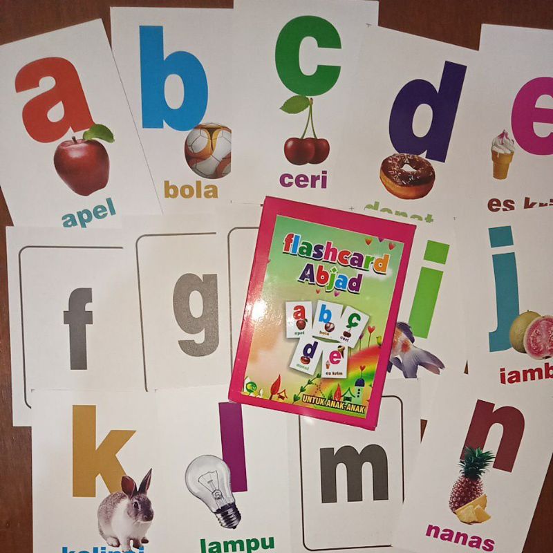 Jual PAUD ,,FLASH CARD, kartu angka, kartu huruf hijaiyah,kartu huruf ...