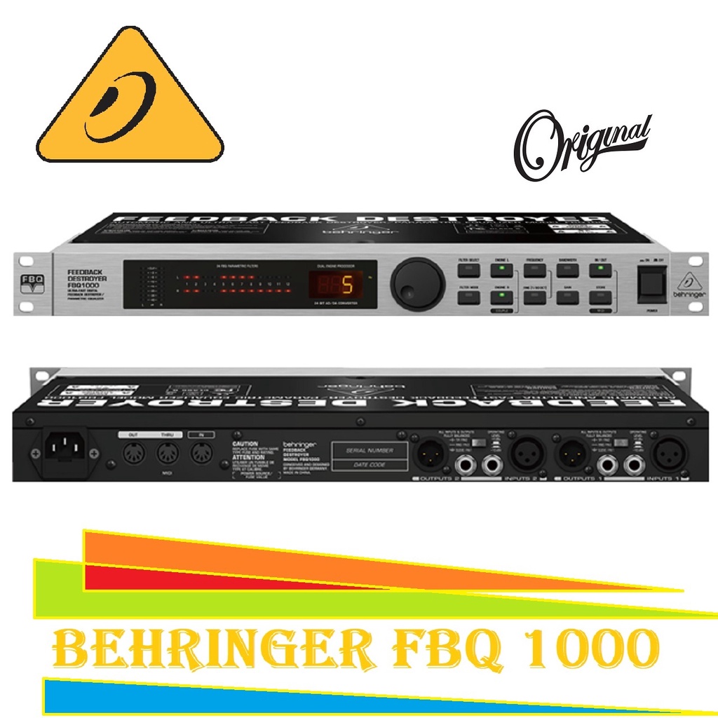 Jual Behringer FBQ1000 FBQ-1000 FBQ 1000 Anti Feedback Destroyer Storing | Shopee Indonesia