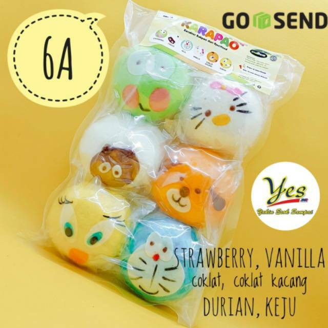 Jual Karapao - Bakpao Karakter - Bakpao lucu - GOJEK/JNE YES | Shopee ...