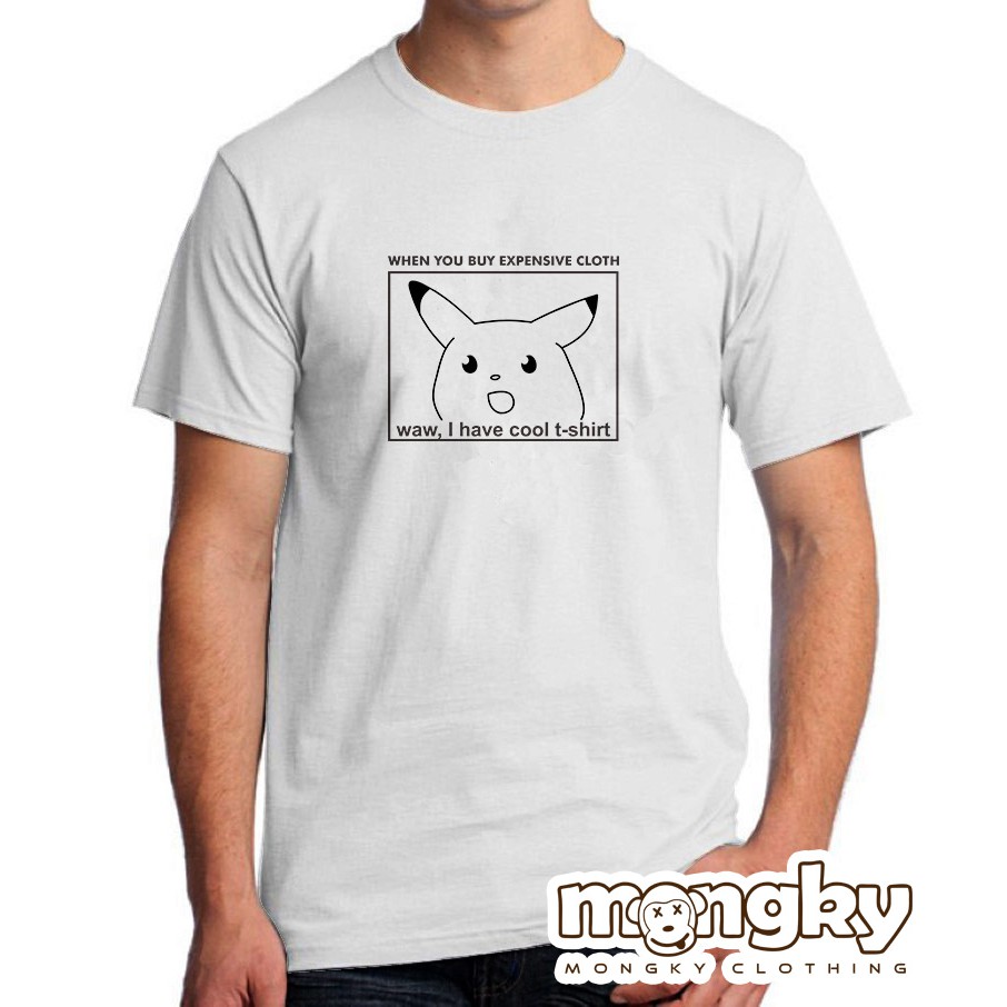 Jual kaos meme pikachu | Shopee Indonesia