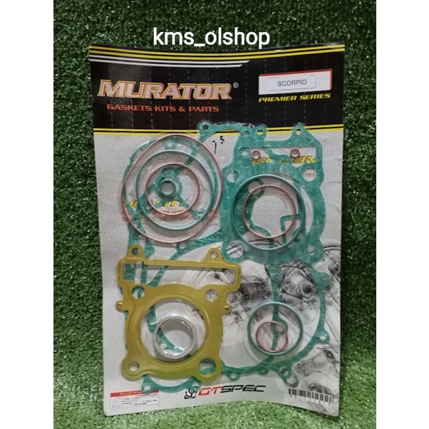 Jual Packing Gasket Full Set Scorpio Murator Fullset Perpak Paking | Shopee Indonesia