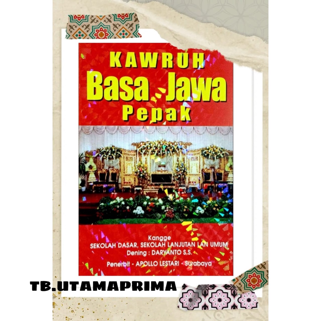 Jual KAWRUH BASA JAWA PEPAK ( APOLLO ) | Shopee Indonesia