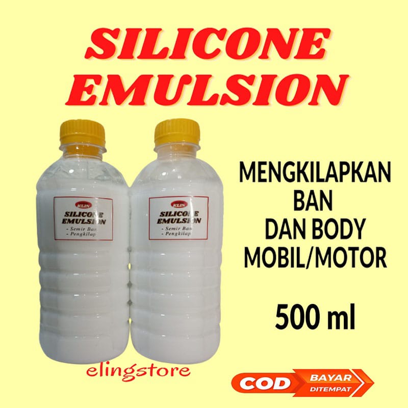 Jual Silikon Silicone Silicon Emulsion Emulsi Semir Pengkilap Ban Body ...