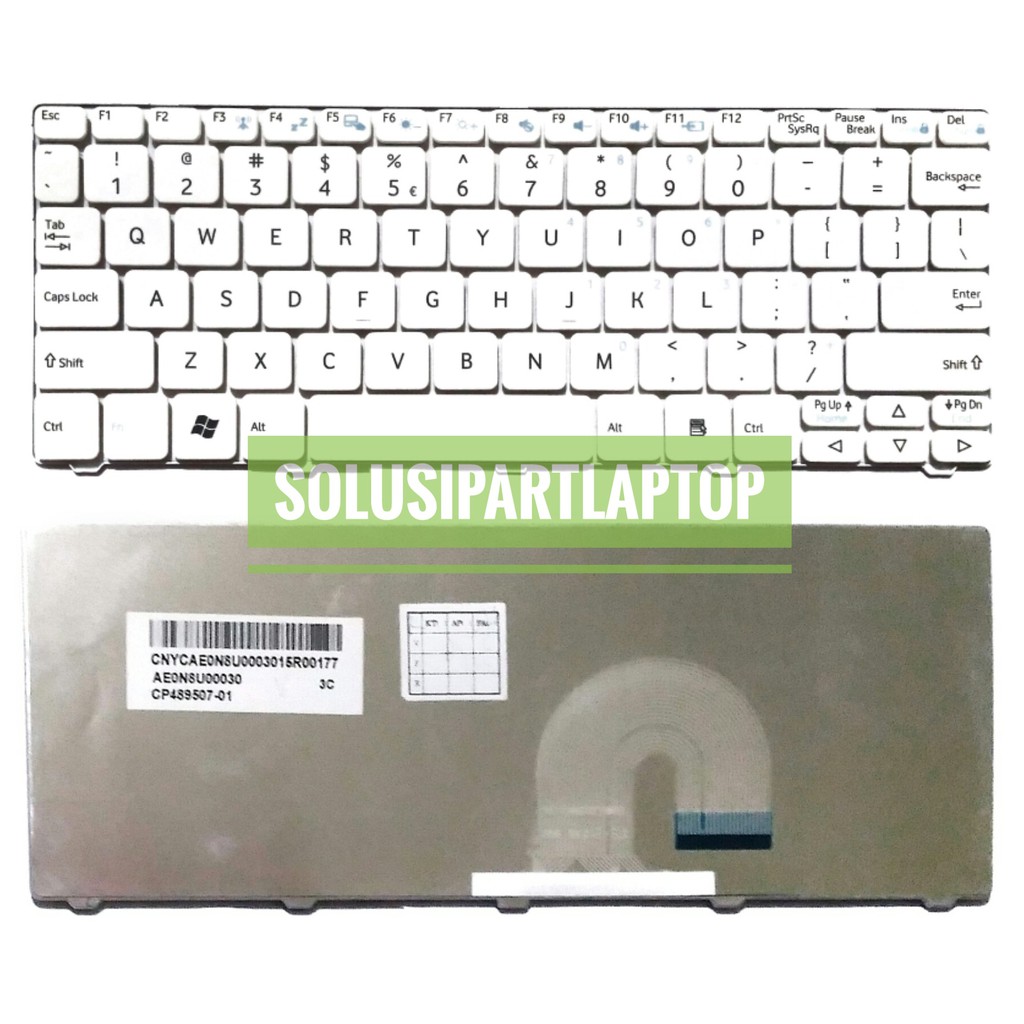 Jual KEYBOARD FUJITSU MH330 MH330R WHITE | Shopee Indonesia