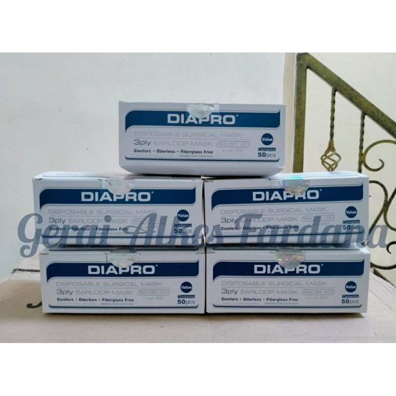 Jual Diapro earloop surgical isi 50 pcs | Shopee Indonesia