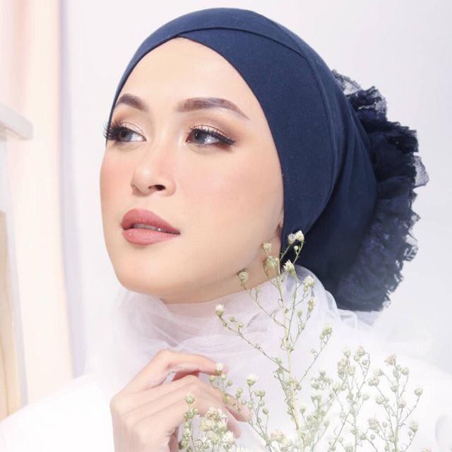 Jual CIPUT TURKI SILANG CEPOL RENDA DALAMAN JILBAB (ciput marwah) MODEL ...