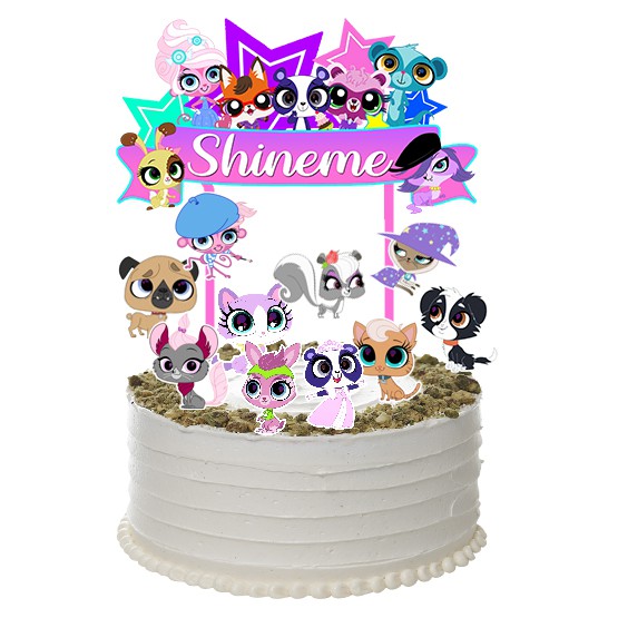 Jual Littlest Pet Shop Topper Cake Birthday / Hiasan Kue Ulang Tahun ...