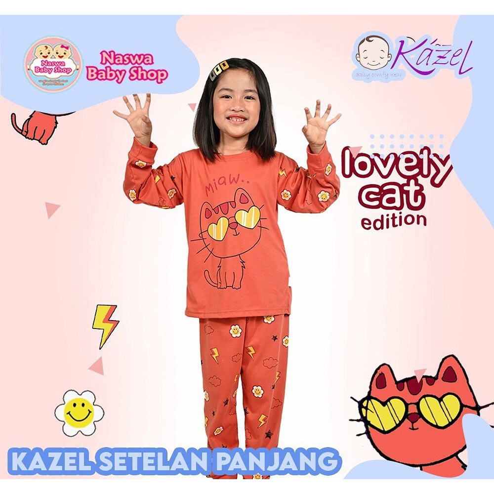 Jual Kazel Setelan Panjang - Setelan Panjang Anak Cewek | Shopee Indonesia