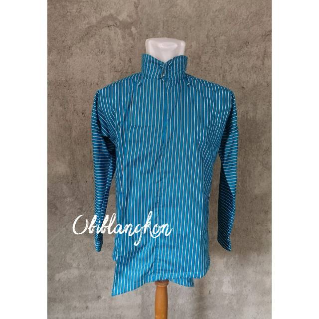 Jual SURJAN PREMIUM LURIK KATUN MATARAMAN BIRU | Shopee Indonesia