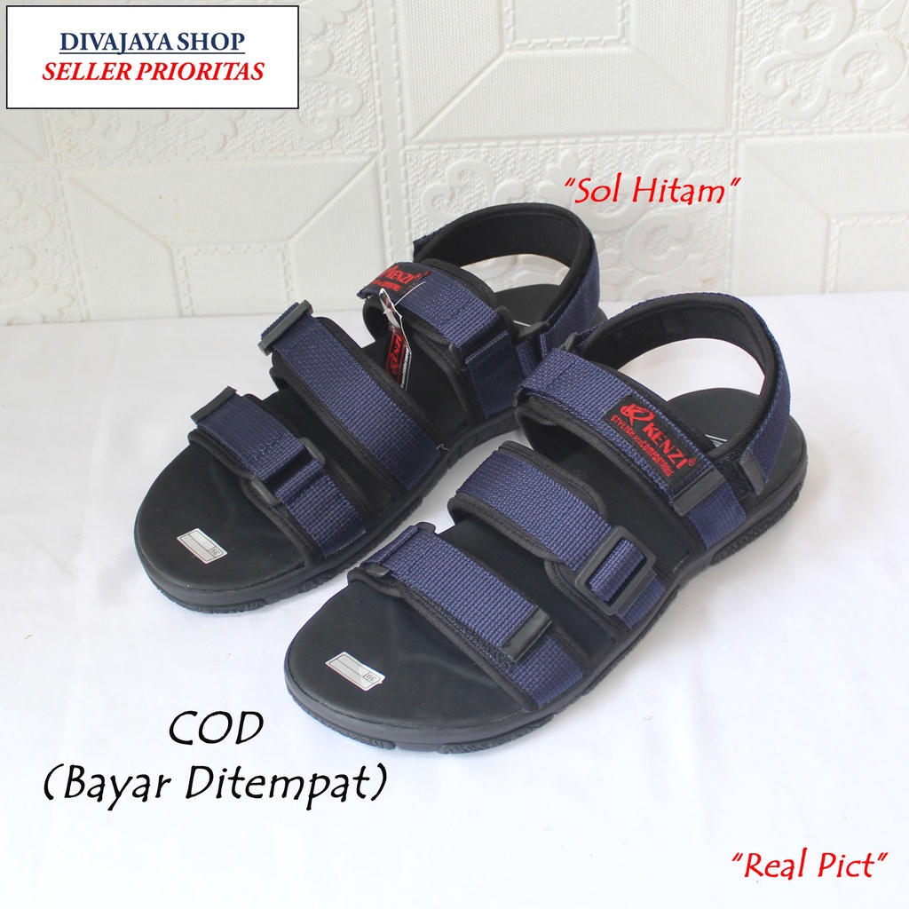 Jual Sandal Gunung Kenzi Pria Model Tuff/ Sandal Type Tali Tiga Terbaru ...