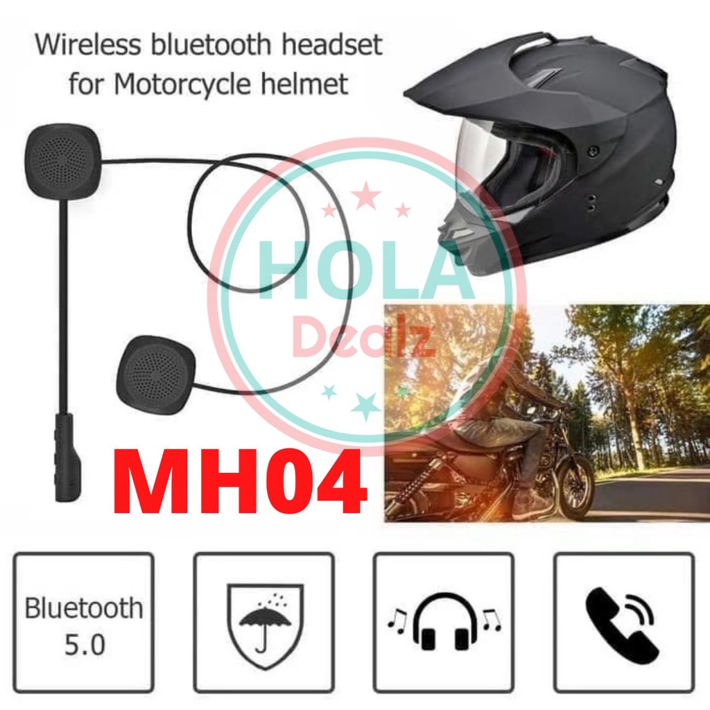 Jual MH04 BLUETOOTH HELMET HEADSET HELM MH04 BLUETOOTH WITH MICROPHONE ...