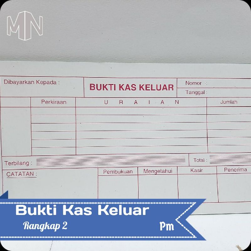 Jual Buku Bukti Kas Keluar 2 rangkap Putih dan kuning | Shopee Indonesia