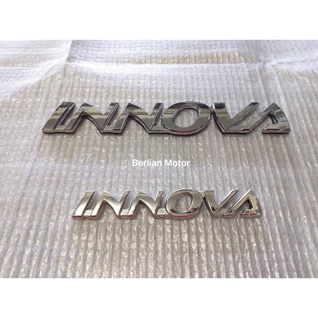 Jual Emblem Innova - Tulisan Mobil Innova - Logo Mobil Innova (Chrome ...