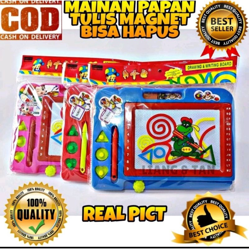 Jual MAINAN EDUKASI MAINAN PAPAN TULIS MAGNET MAGNETIC DRAWING BOARD ...