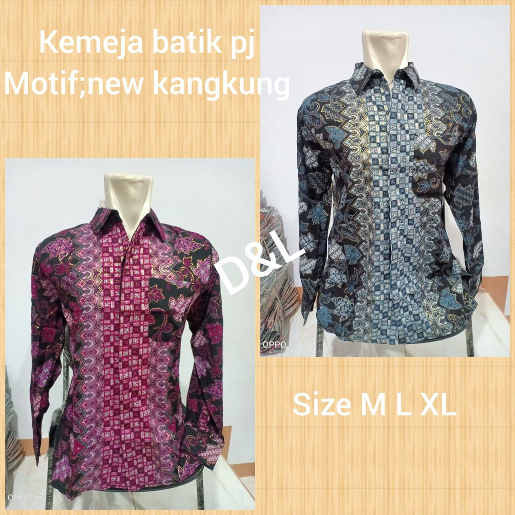 Jual Dshop KEMEJA BATIK KANGKUNG PRADA FOIL MODEL KLEP INTIP TGN PJG ...