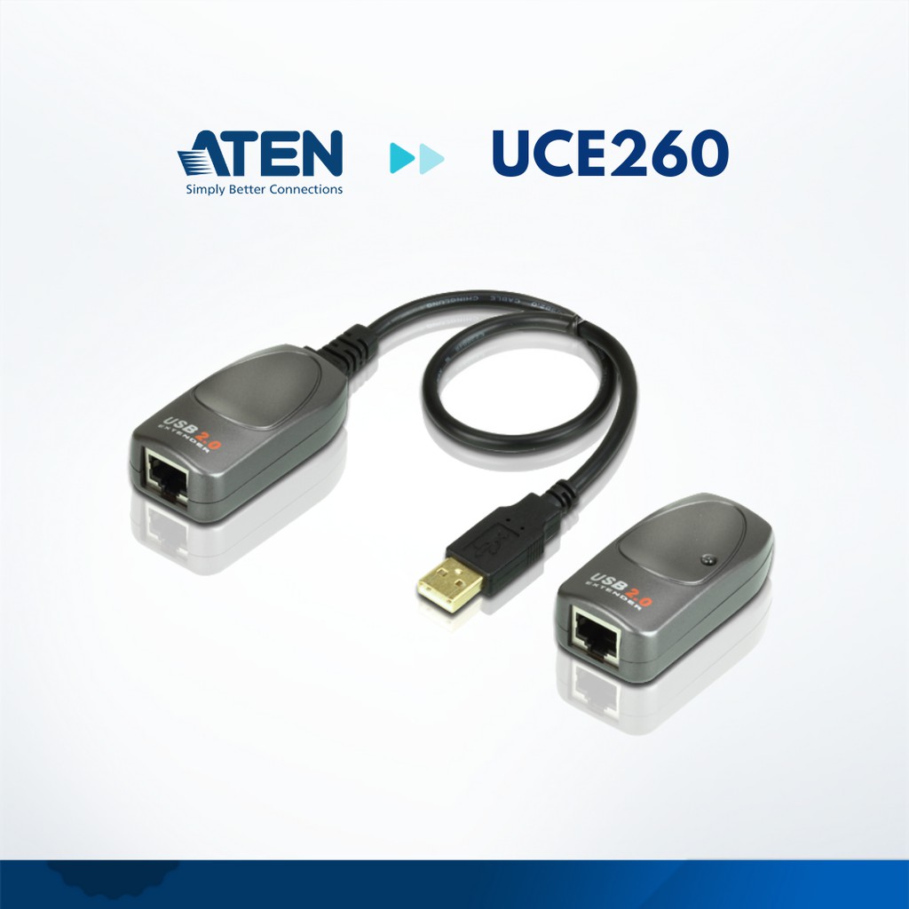Jual ATEN UCE260 USB 2.0 Cat 5 Extender (up to 60m) | Shopee Indonesia