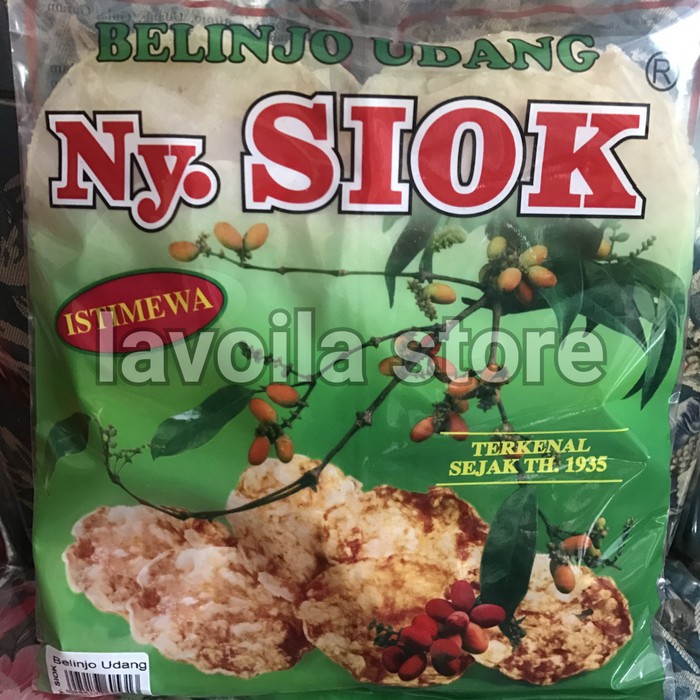 Jual Krupuk Emping Belinjo Udang Ny. Siok Nyonya Siok Istimewa Manis ...