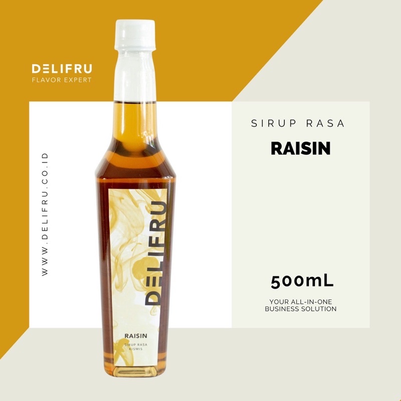 Jual Raisin Delifru Gourmet Syrup 500ml Solusi Cafe Indonesia | Shopee ...