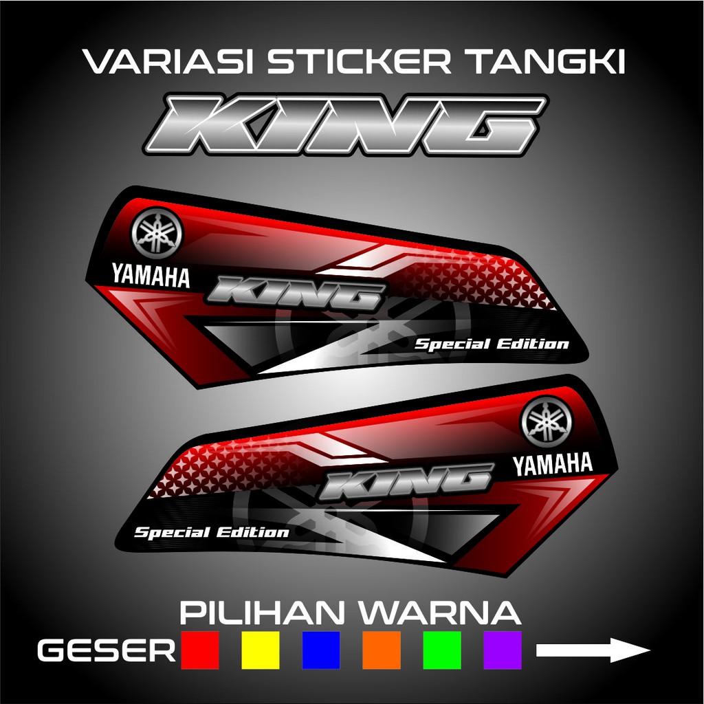 Jual STRIPING TANGKI YAMAHA RX KING STICKER VARIASI STRIPING MOTOR ...