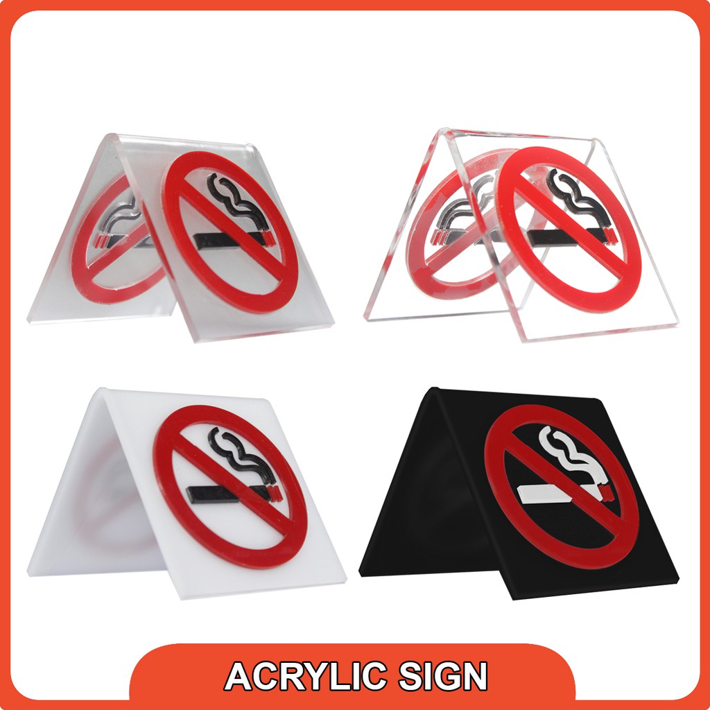 Jual Tanda Dilarang Merokok Model Taruh - No Smoking Sign | Shopee ...