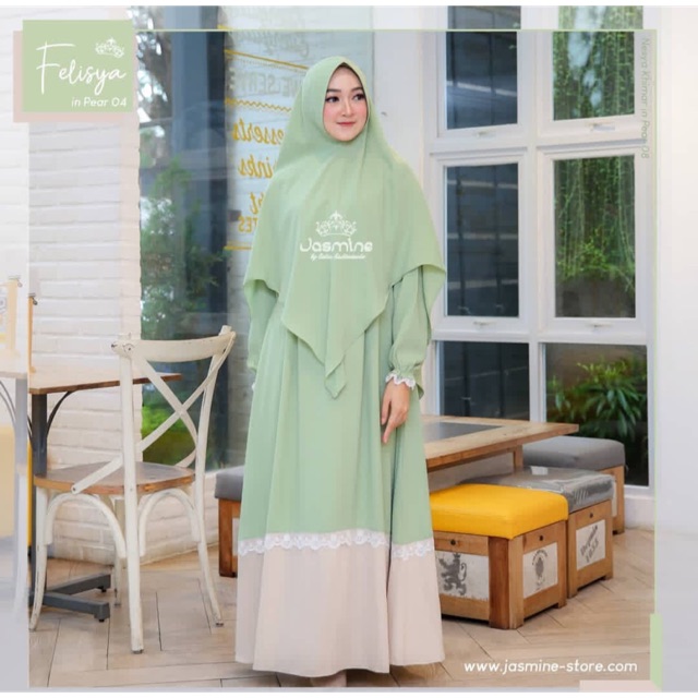 Jual Felisya Set Pear Jasmine by Lidia Hadiwinoto (preloved/pernah ...