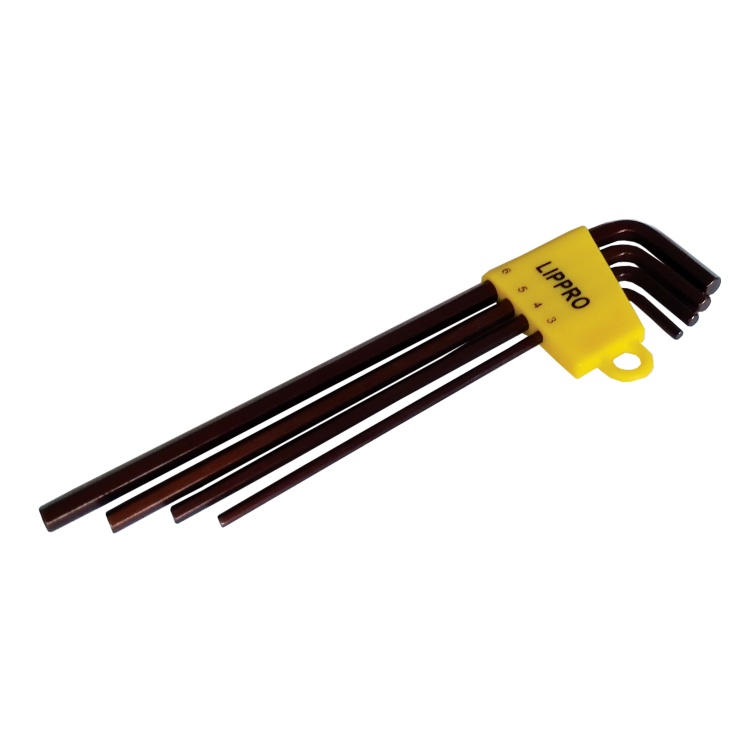 Jual LIPPRO 161-S4 4 PCS EXTRA LONG HEX KEY WRENCH SET METRIC KUNCI L ...