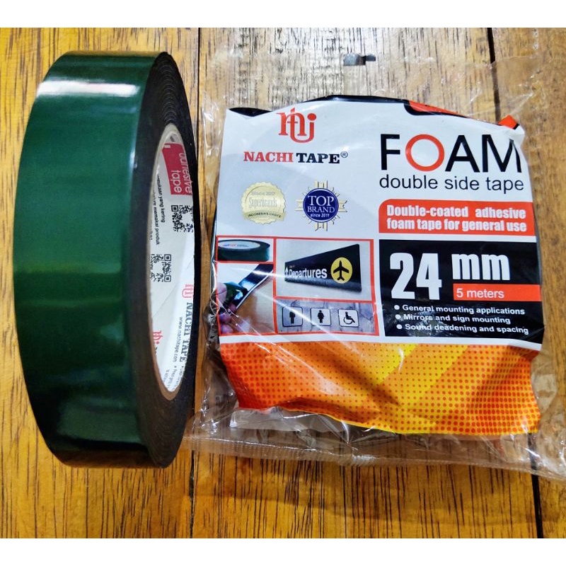 Jual Double Tape Busa / Nachi Foam Tape 24mm(1 pcs) | Shopee Indonesia