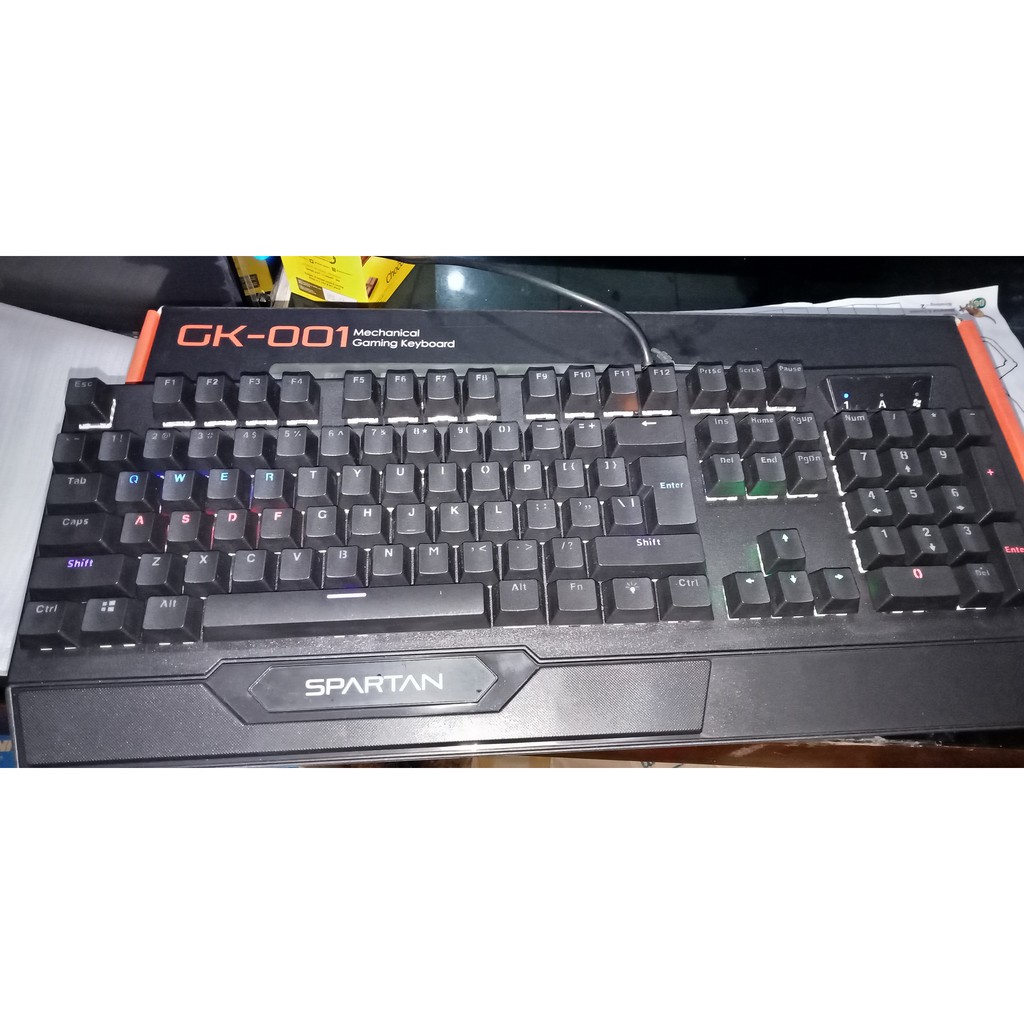 Jual Keyboard Gaming Full Mechanical Spartan G001 | Shopee Indonesia
