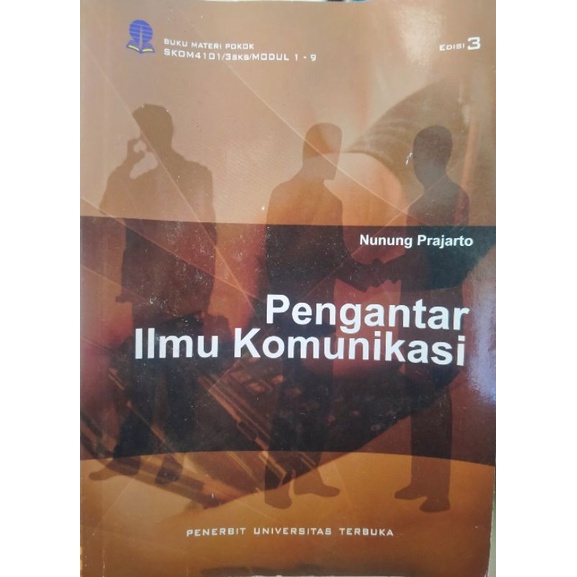 Jual Buku Modul/Bahan Ajar UT Pengantar Ilmu Komunikasi include CD Bahan Ajar | Shopee Indonesia