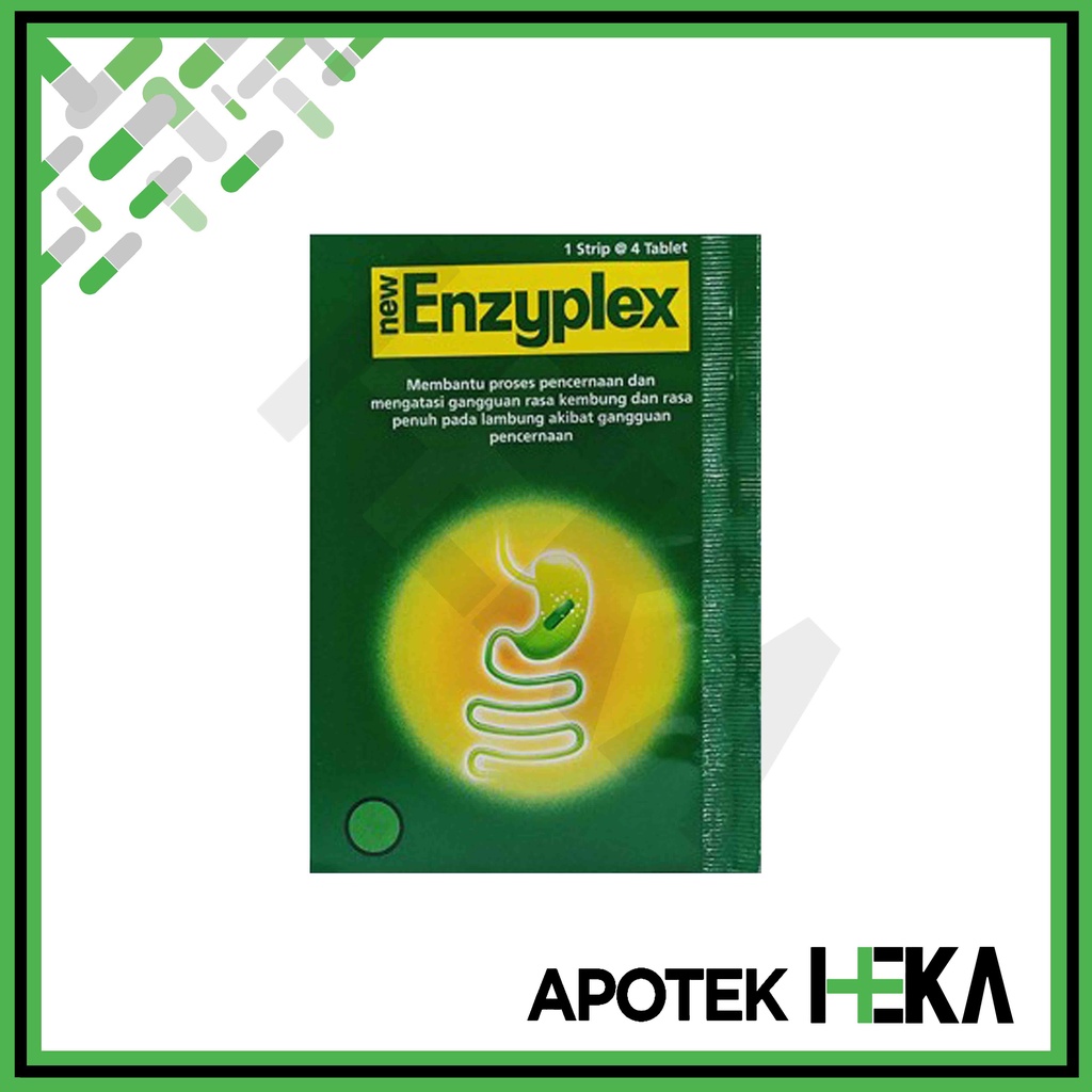 Jual New Enzyplex Strip isi 4 Tablet - Melancarkan Pencernaan dan ...