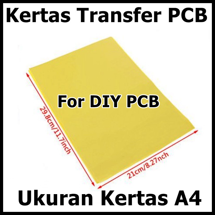 Jual Kertas pcb kuning heat transfer paper pcb toner laser | Shopee ...