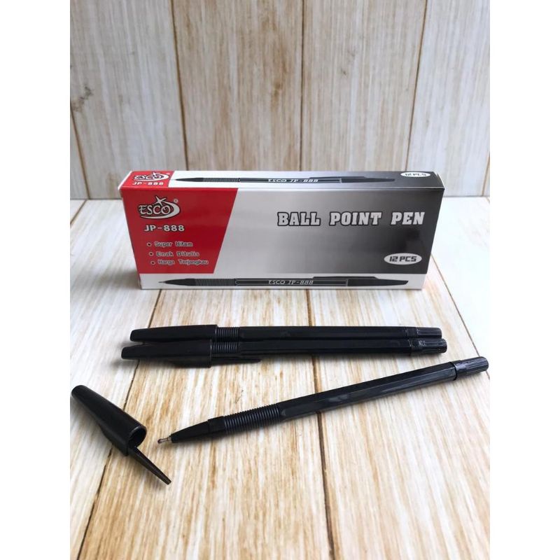 Jual Pulpen Hitam - Alat Tulis Pena Hitam | Shopee Indonesia