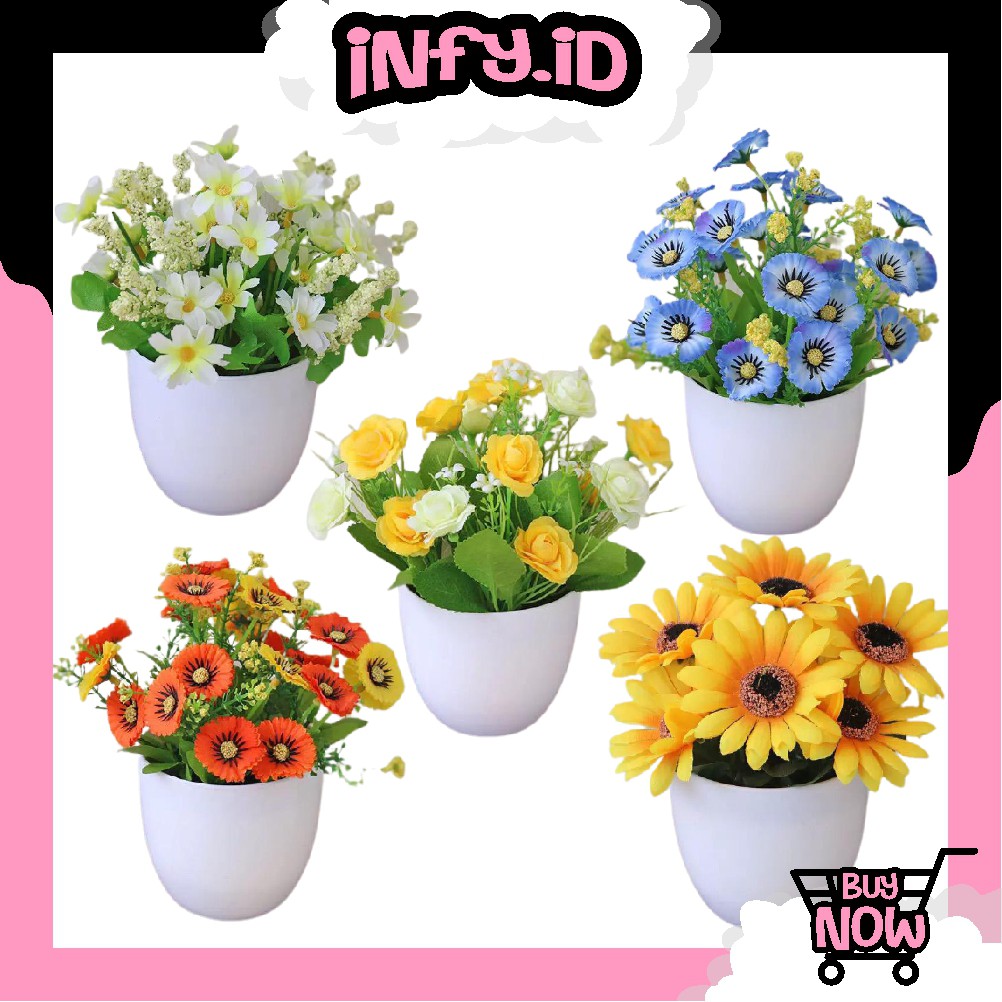 Jual INFY - POT TANAMAN BUNGA PLASTIK DEKORASI RUMAH TANAMAN BUNGA ...