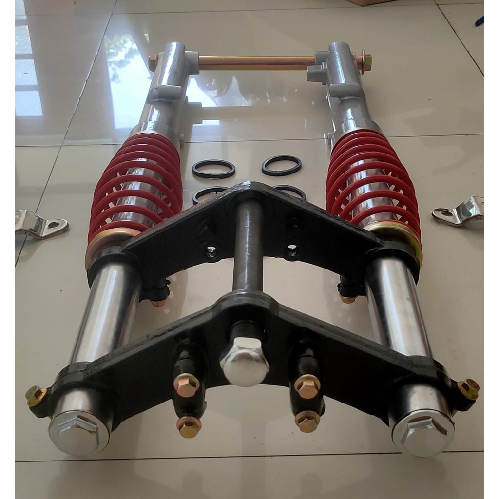Jual Skok Shockbreaker Set 43mm Lengkap Motor Roda Tiga Viar Kaisar ...