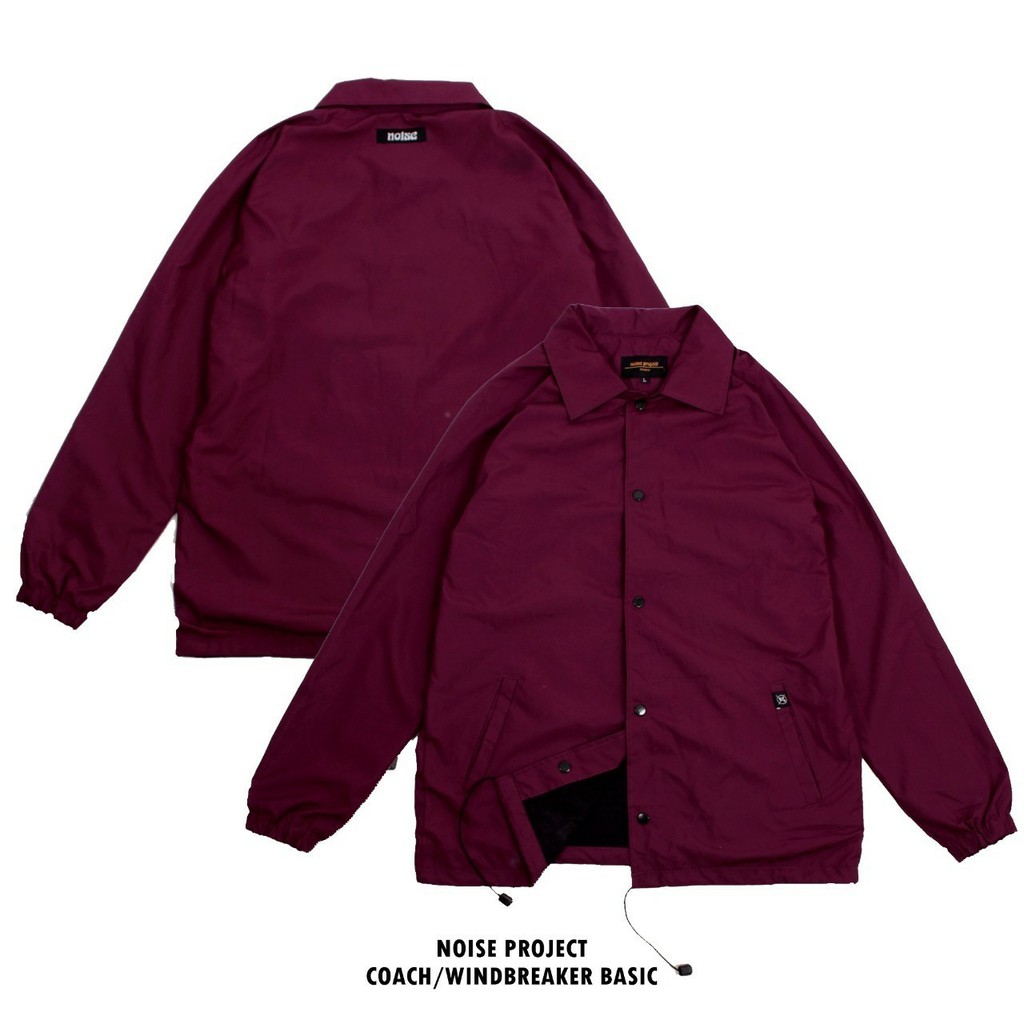 Jual Jaket Couch Basic Noise Full Taslan Original Colour Polos | Shopee ...