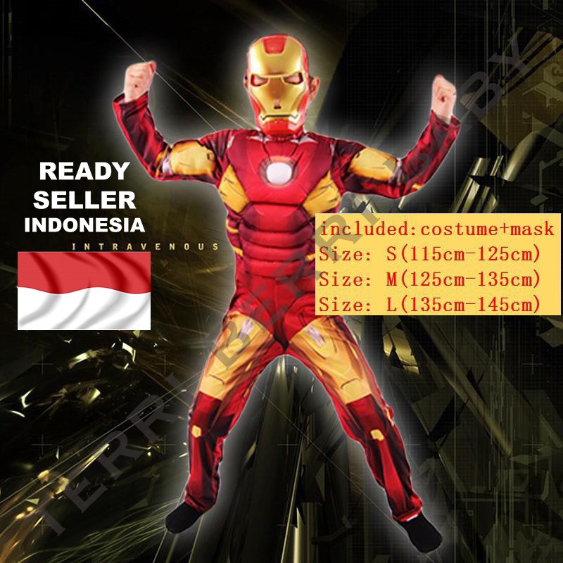 Jual Avenger Kostum kostom baju iron man anak ironman / iron men ... Jual Avenger Kostum kostom baju iron man anak ironman / iron men ...
