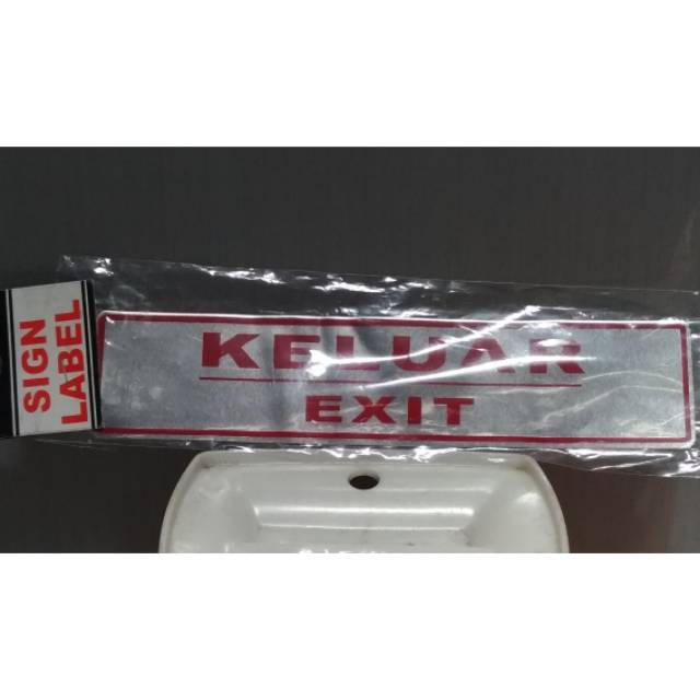 Jual Marco Sign Label Sticker / Stiker KELUAR / EXIT | Shopee Indonesia