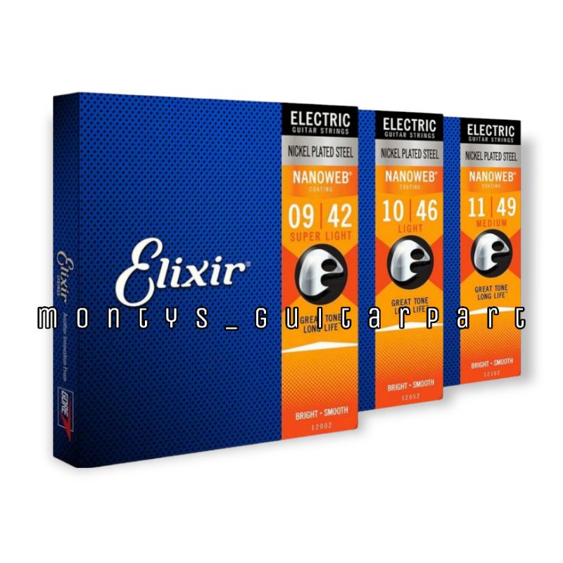 Jual Elixir Senar Gitar Elektrik Nanoweb | Shopee Indonesia