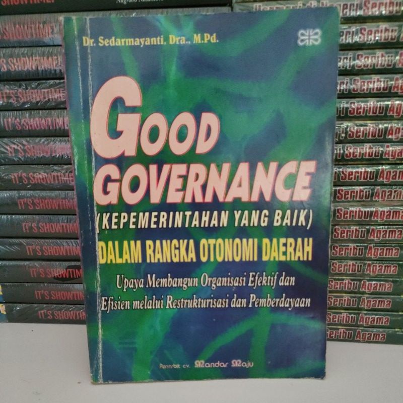 Jual Buku Original - Buku Good Governance Dalam Rangka Otonomi Daerah | Shopee Indonesia