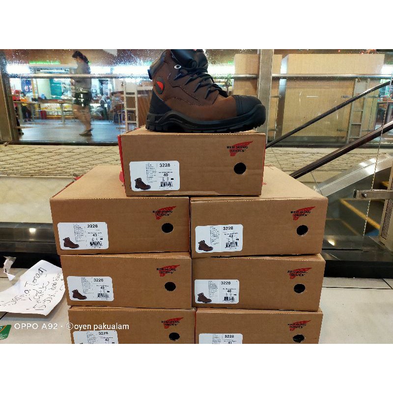 Jual SEPATU SAFETY RED WING 3228 ORIGINAL | Shopee Indonesia