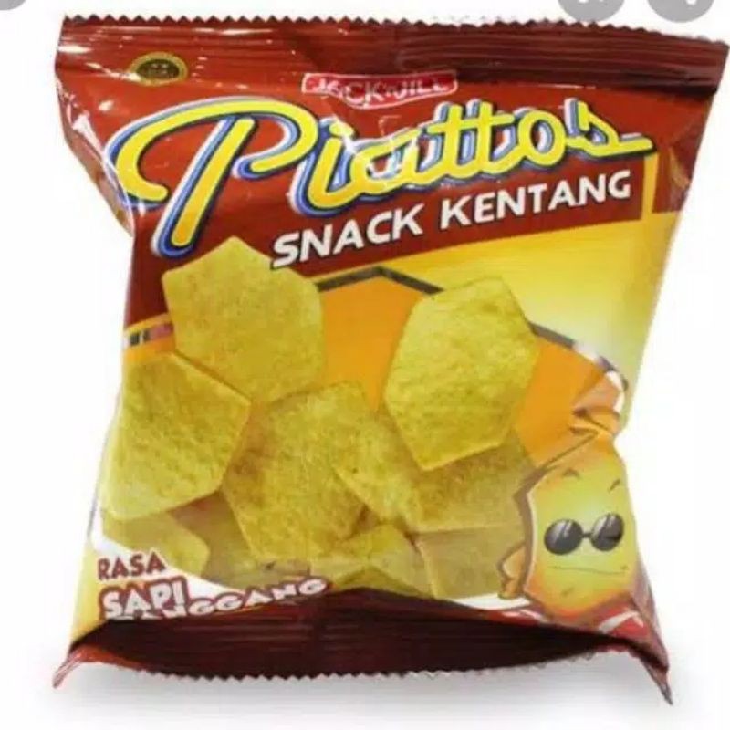 Jual piattos 200gr piatos sapi panggang snack kentang makanan ringan ...