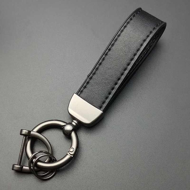 Jual Premium Leather Key Chain Gantungan Kunci Mobil Motor Key POLOS ...