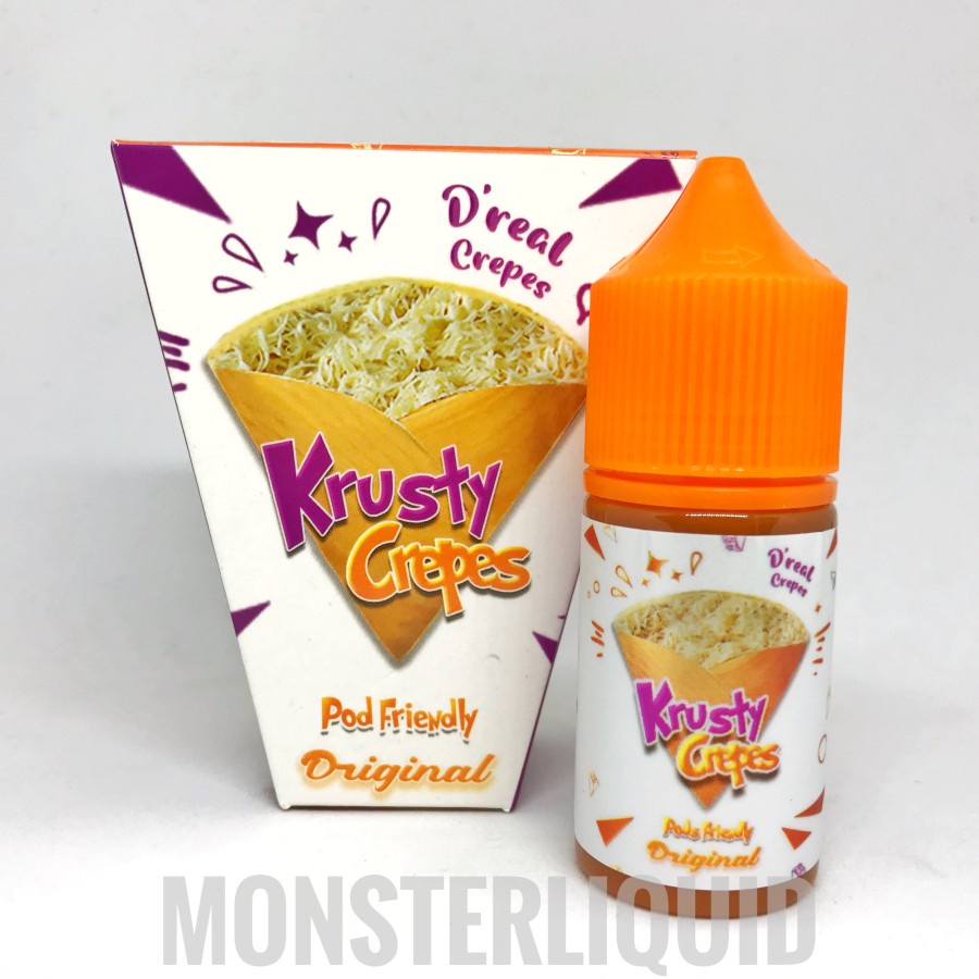 Jual PODS KRUSTY CREPES V1 ORIGINAL 15MG 30ML | Shopee Indonesia