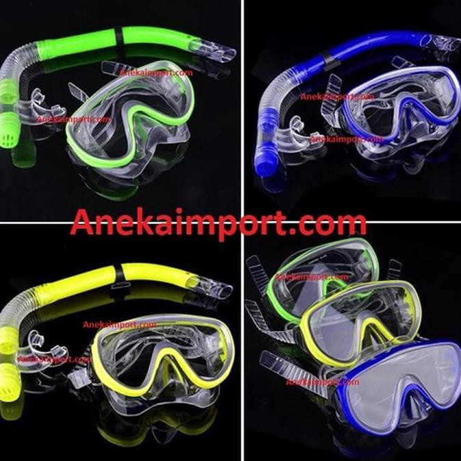Jual ALAT SNORKLING / KACAMATA SNORKELING SET DEWASA / PIPA SELANG ...