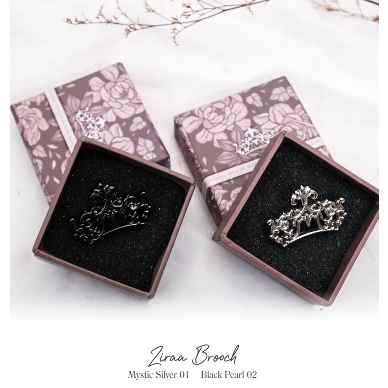 Jual JASMINE ZIRAA BROOCH SIGNATURE JASMINE - brooch exclusive crown ...